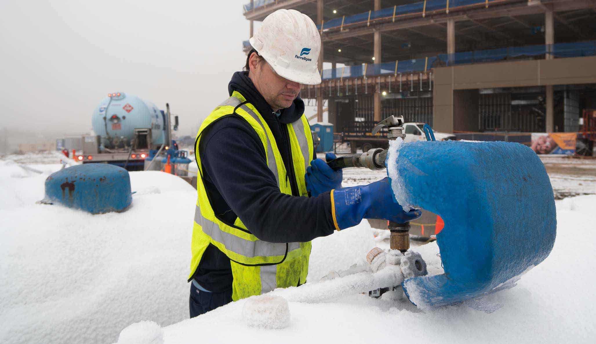 How is Propane Used in Construction? | Ferrellgas | Fuel Life Simply